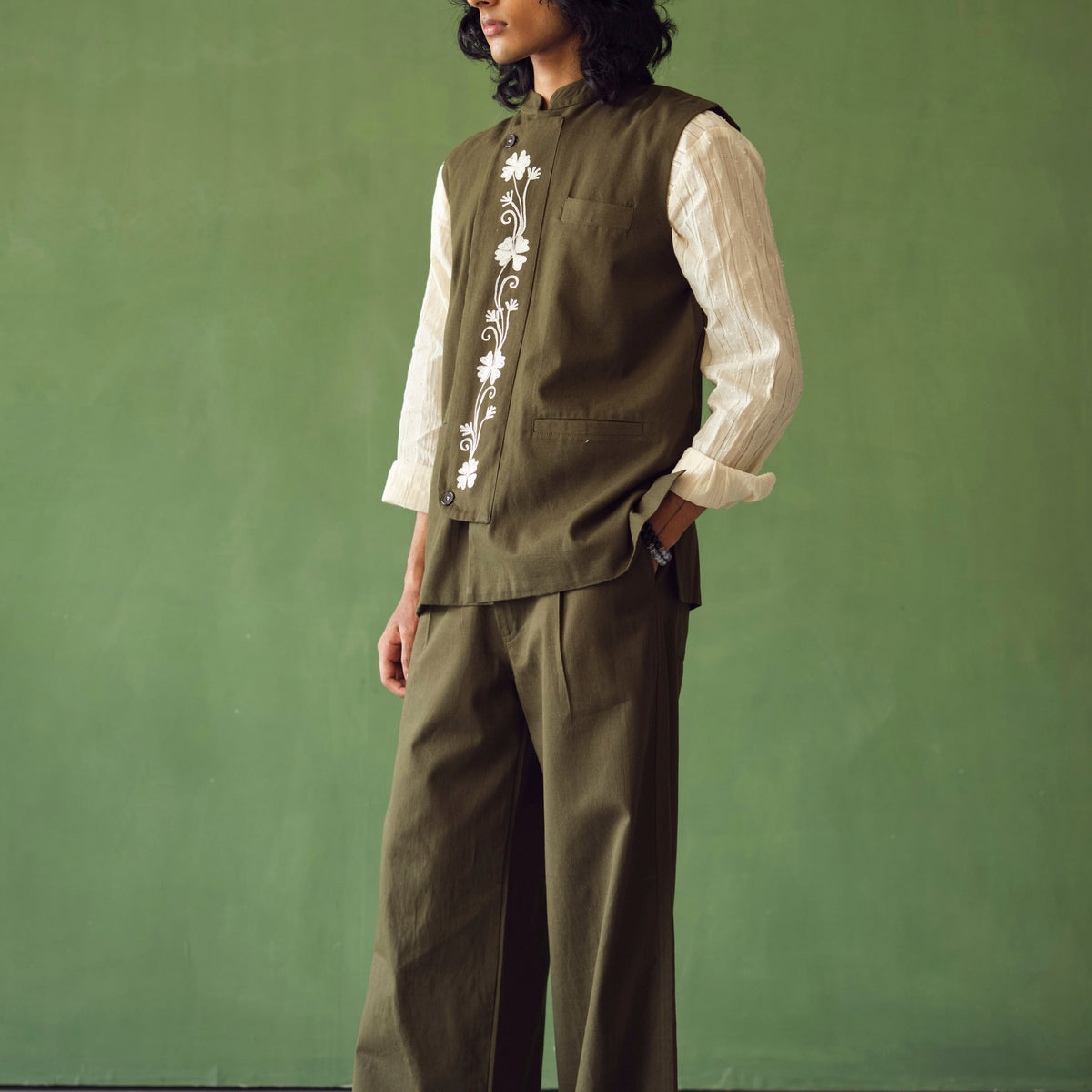PACHO EMBROIDERED SET-INDIE (SET OF 2) – October Jaipur